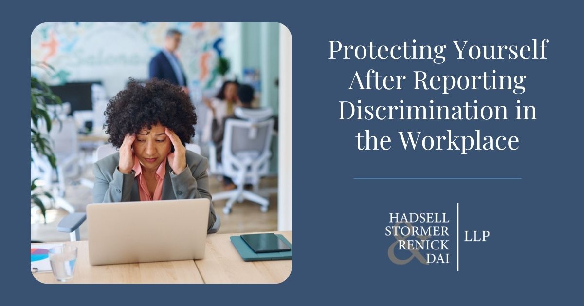 Protecting Yourself After Reporting Discrimination in the Workplace