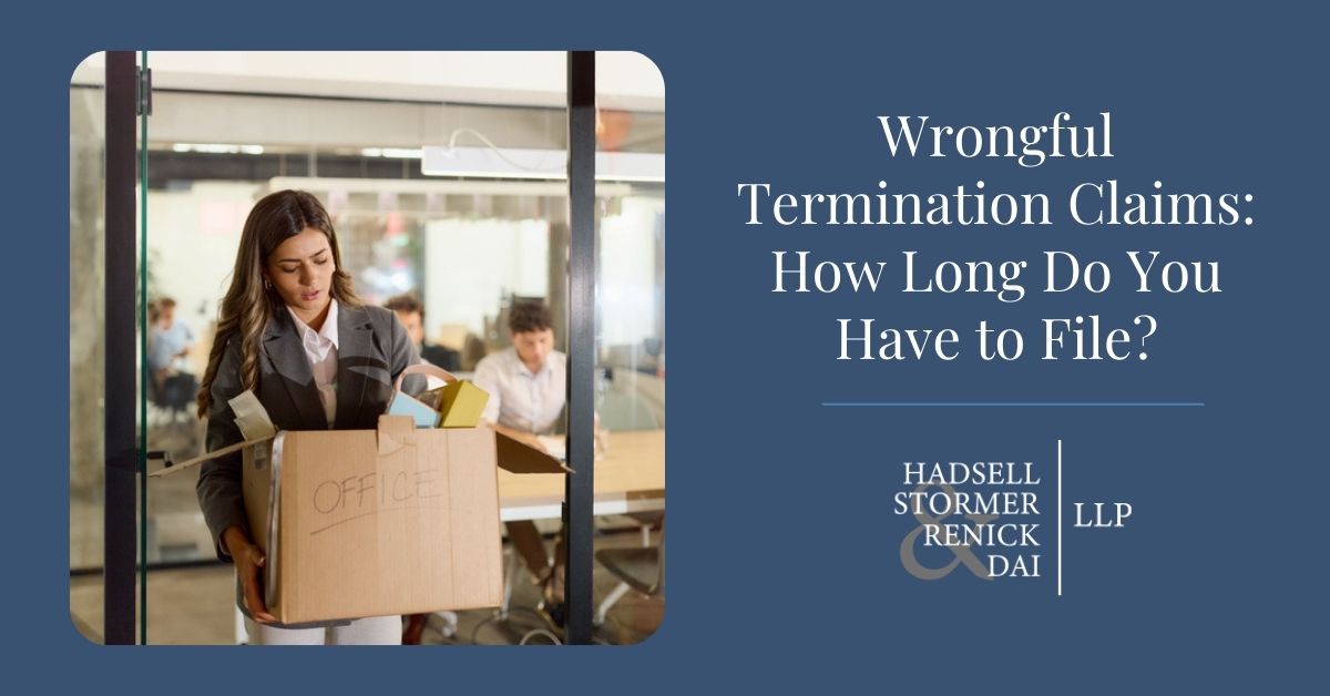 Wrongful Termination Claims: How Long Do You Have to File?